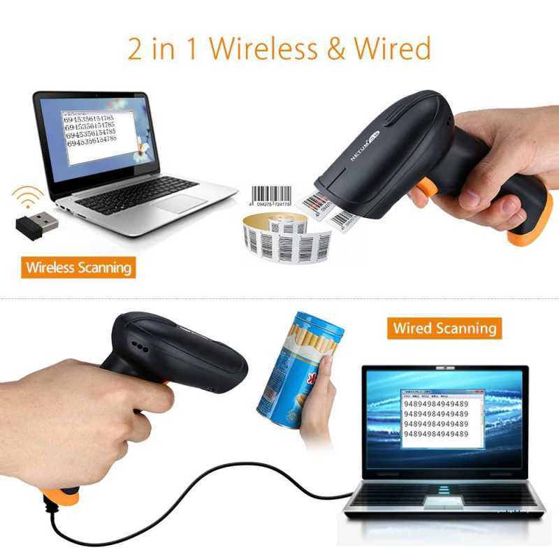Promo Netum S2 Wireless Barcode Scanner 1D - Murah Diskon 23% di Seller ...