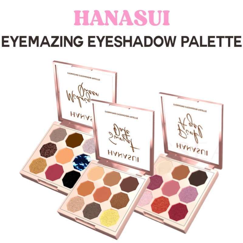 Jual Hanasui Eyemazing Eyeshadow Palette Midnight Queen/sunset Date ...