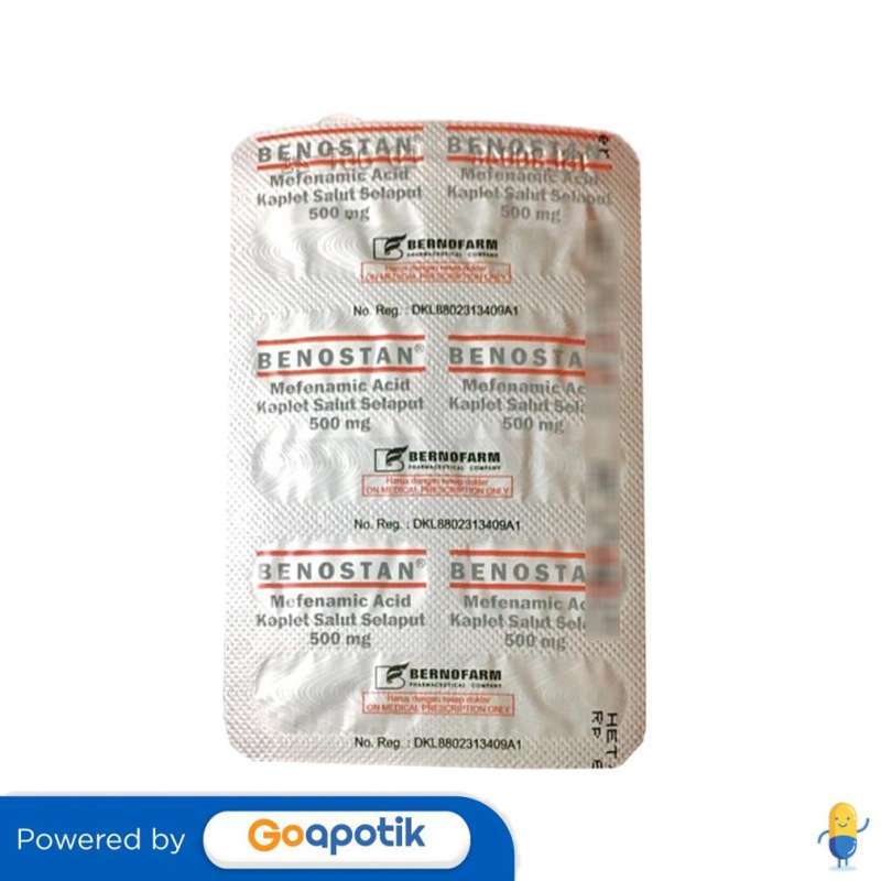 Jual BENOSTAN 500 MG STRIP 10 KAPLET di Seller Apotek Mako Farma ...