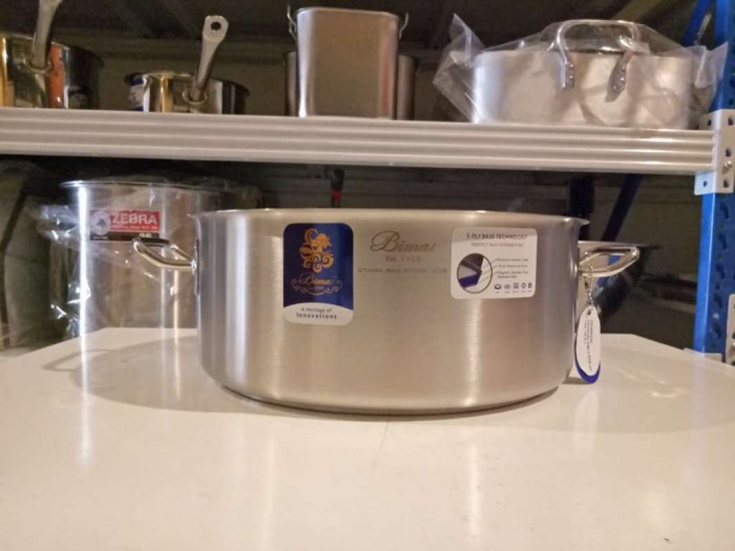 Jual Panci Stainless Steel | Casserole D36 X H14 Cm Cap 14.2 L Bima ...