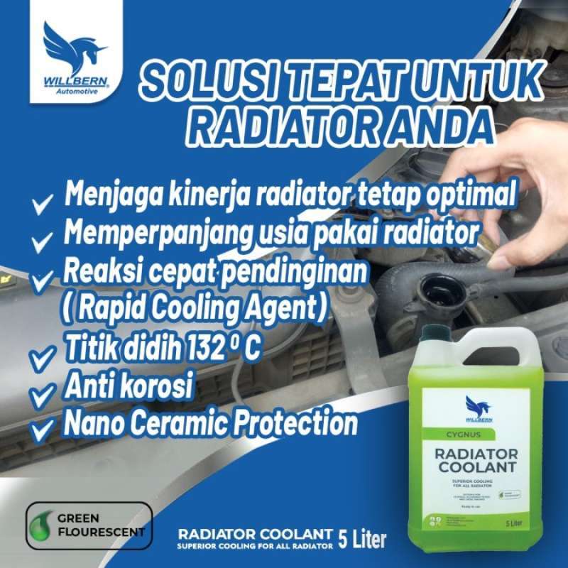 Promo Radiator Coolant Mobil Willbern Cygnus Vol. 5 Liter Harga Satuan ...