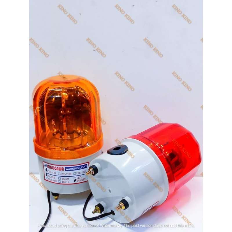 Promo Lampu Rotary 220v 4 Inch + Buzzer-lampu Putar-warning Light ...