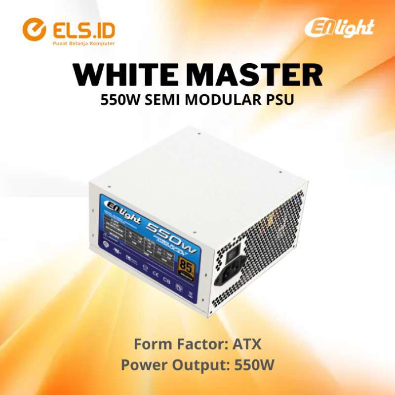 Jual Power Supply Enlight 550W White Master di Seller ELS Computer ...