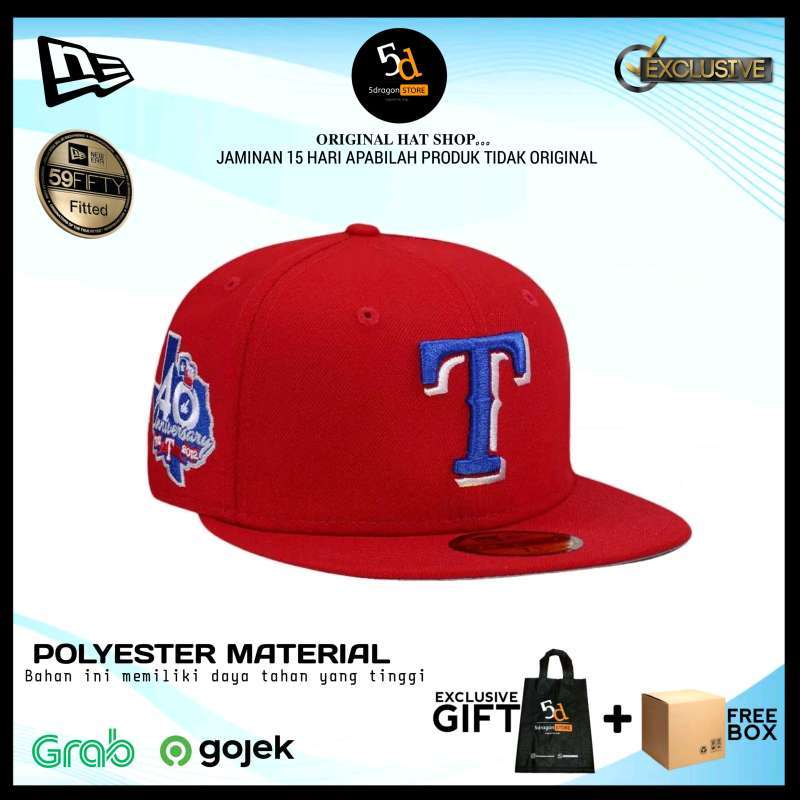 Promo TOPI NEW ERA ORIGINAL 59FIFTY TEXAS RANGERS 40TH ANNIVERSARY Diskon 13% di Seller ...