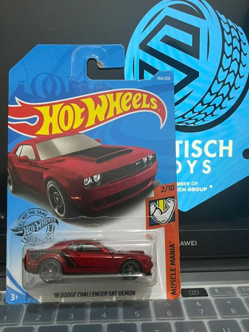 Jual Hotwheels 18 Dodge Challenger Srt Demon Merah Hot Wheels Di Seller