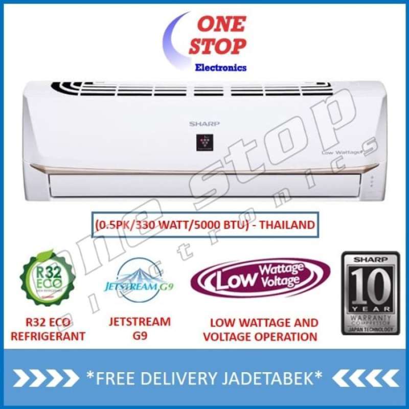 Promo SHARP AH-AP5UHL AC Split Plasmacluster Low Watt 0.5PK Thailand ...