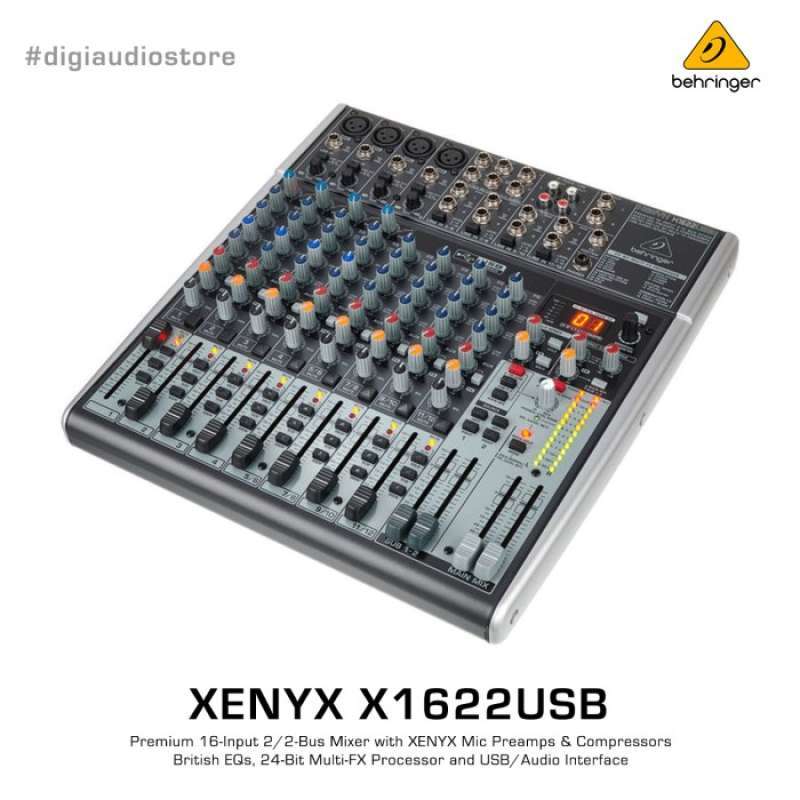 Jual Audio Mixer 8 Channel Behringer Xenyx X 1622 Usb Soundcard ...