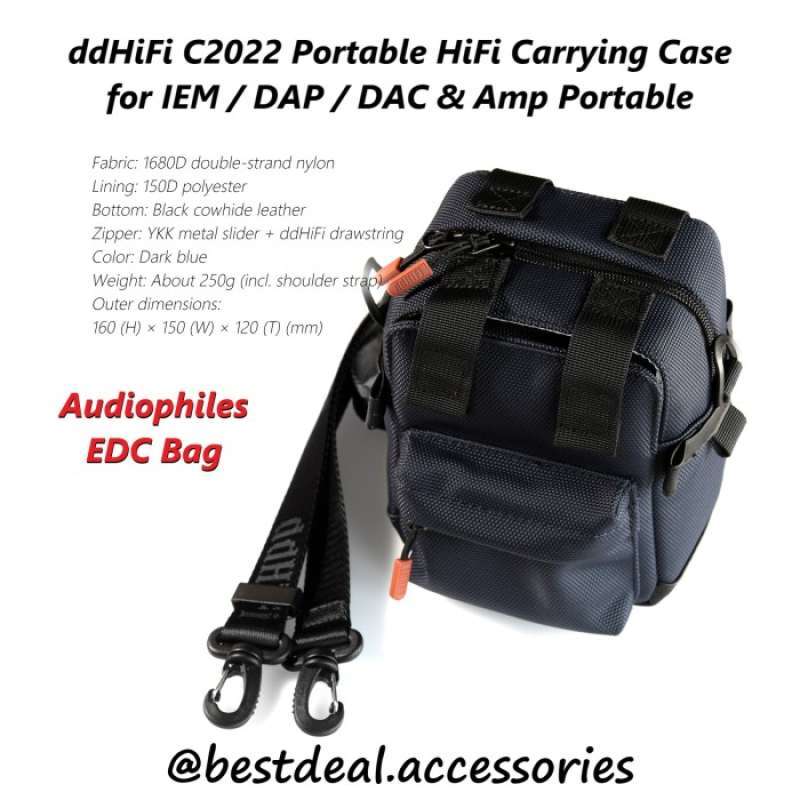 Promo DDHIFI C2022 OUTDOOR HIFI CARRYING CASE IEM DAP DAC AUDIO STORAGE ...