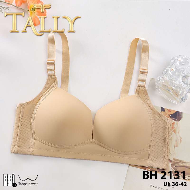 Promo Tally Bra Tanpa Kawat Busa Tipis Bahan Katun Cup C Kait 3 Bra Harian Fashionable Bh 2131 ...