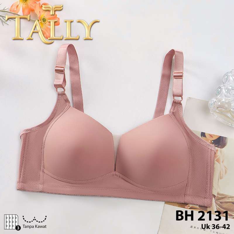 Promo Tally Bra Tanpa Kawat Busa Tipis Bahan Katun Cup C Kait 3 Bra Harian Fashionable Bh 2131 ...