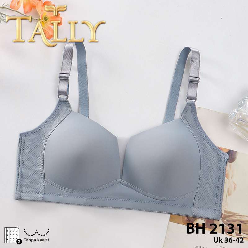 Promo Tally Bra Tanpa Kawat Busa Tipis Bahan Katun Cup C Kait 3 Bra Harian Fashionable Bh 2131 ...