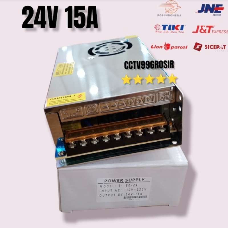 Promo Switching Power Supply Psu 24v 15a High Quality, 24 Volt 15 ...