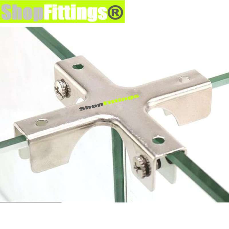 Jual Braket Kaca Klem Jepit Sudut Sambungan Connector Clip Glass Clamp ...