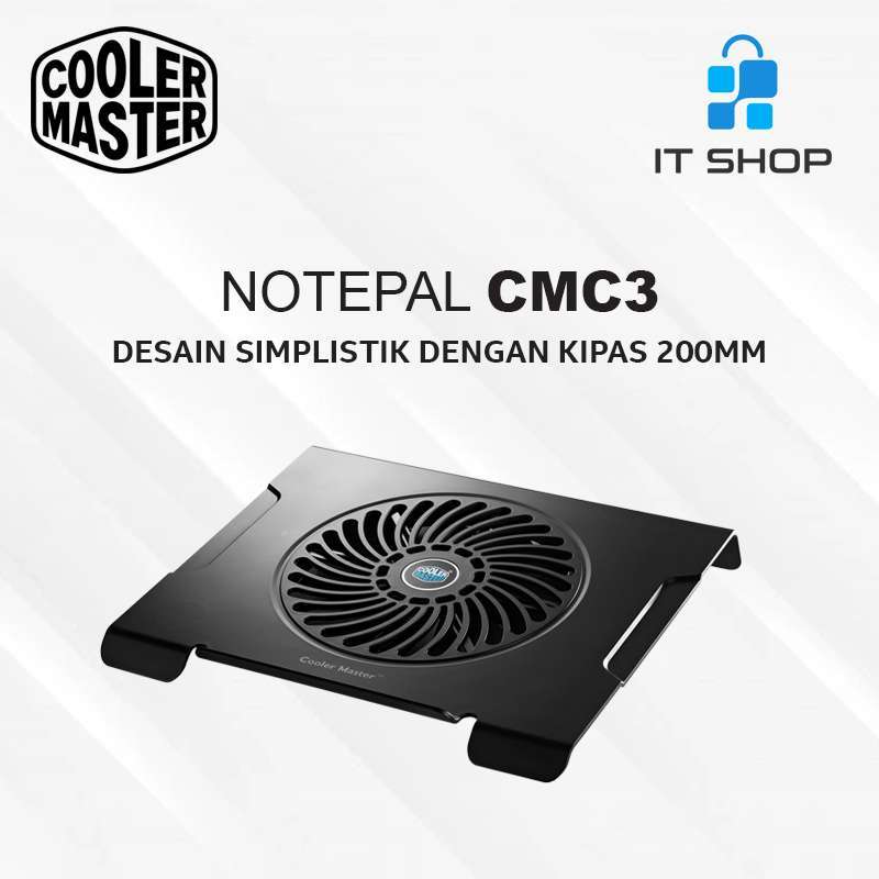 Jual Cooler Master NOTEPAL CMC3 Notebook Cooler di Seller IT Shop ...