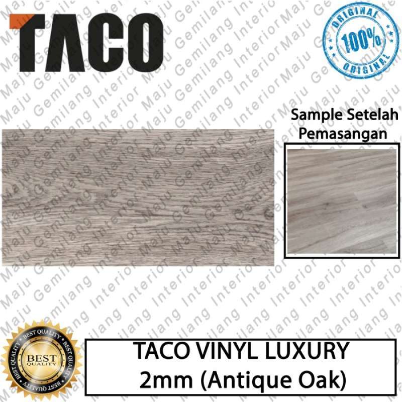 Promo Taco Vinyl Luxury Lantai Vinyl Taco 2mm Wood Series Kayu Edisi ...