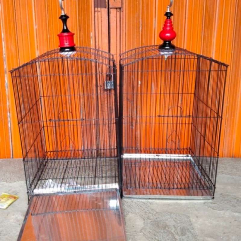 Promo Sangkar/kandang Besi No. 2 Seukuran Buat Kacer, Beo, Lovebird ...