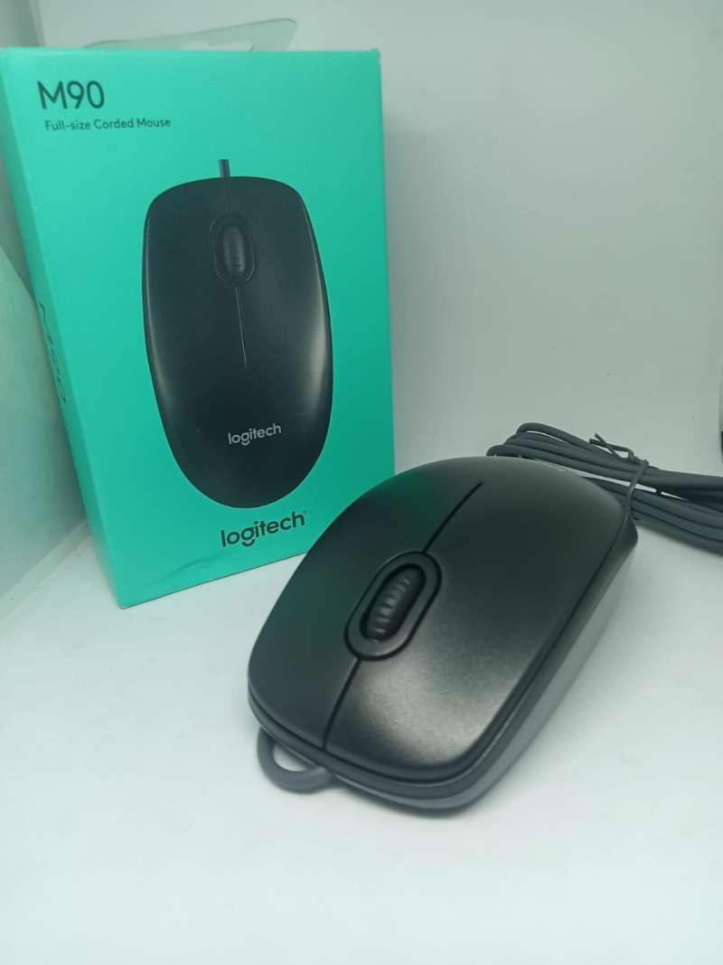 Jual mouse logitech m90 kabel USB Mouse Wired Logitech M90 ORIGINAL ...