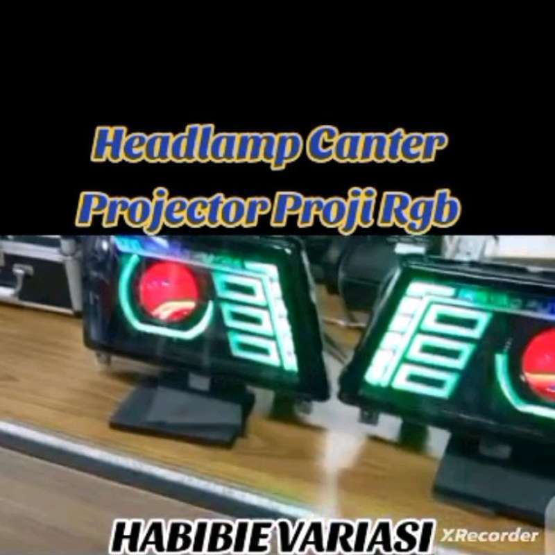 Jual Headlamp Canter Projector Proji Rgb Led.Custom Lampu Canter RGB ...