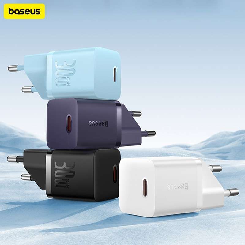 Jual Baseus Adapter GaN 5 Fast Charger 30W Mini Type C Adapter di ...