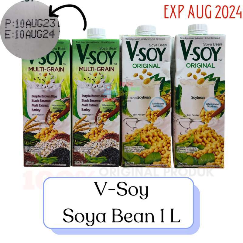 Jual V-soy Soya Bean Milk 1 L Di Seller Tedz - Krukut, Kota Jakarta ...