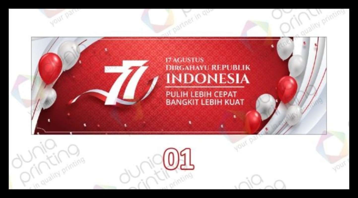 Promo Barang Terlaris Spanduk Kemerdekaan 17 Agustus - Ready Cetak Dan ...