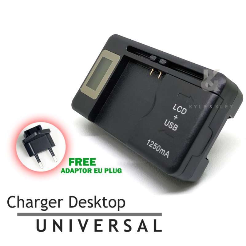 Jual Charger Desktop Usb Baterai Casan Kodok Universal With Led Display ...