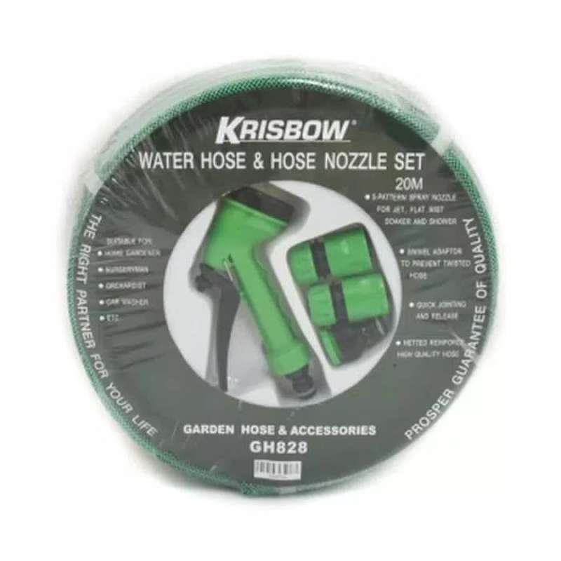 Promo KRISBOW SET SELANG AIR DAN PIPA SEMPROT 1/2 INCI x 20 MTR Diskon 23% di Seller Thunder ...