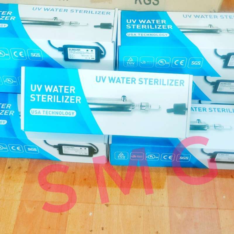 Promo Lampu Uv Ultraviolet Water Sterilizer 1 Gpm Untuk Ro Diskon 23% Di Seller Thunder Store ...