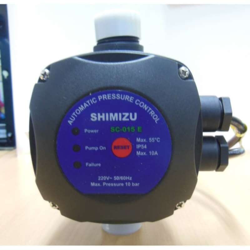 Promo Pressure Control Shimizu Sc 015e Otomatis Pompa Booster Pendorong ...