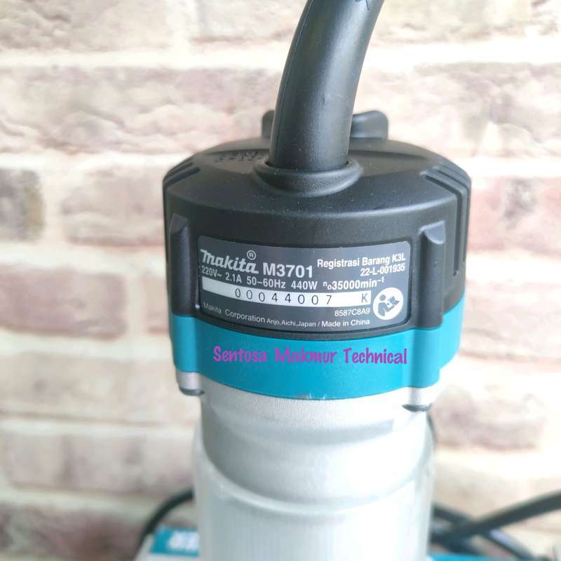 Jual MAKITA M3701B Wood Trimmer Router Botol Mesin Profil Kayu M 3701 B ...