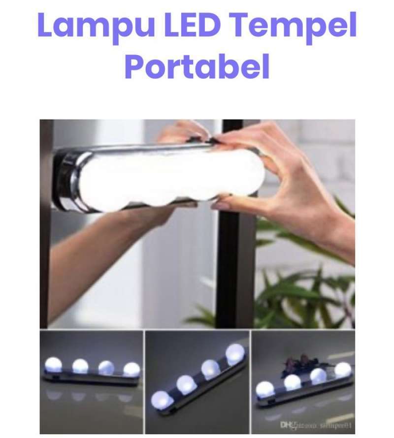 Promo Lampu LED Tempel Portable Bisa Dimana Dan Kapan Saja - Sesuka Hati Diskon 23% di Seller PT ...