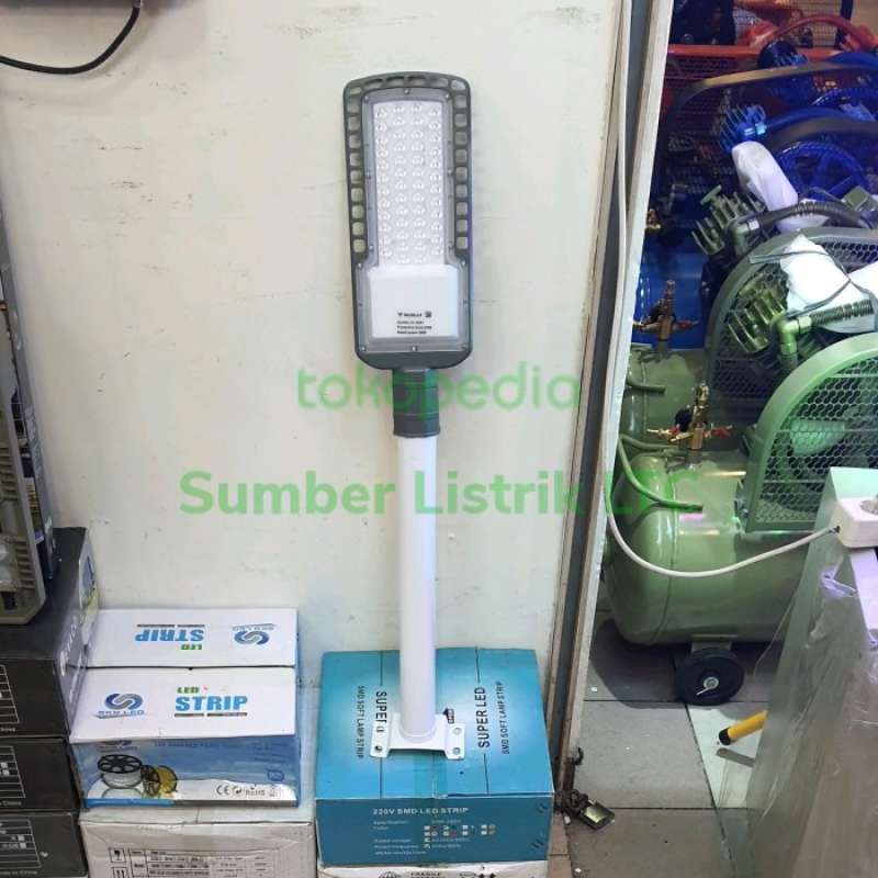 Promo Lampu Jalan 50w + Tiang Lampu Pju Led Plus Tiang Lp 50 Cm Vc ...