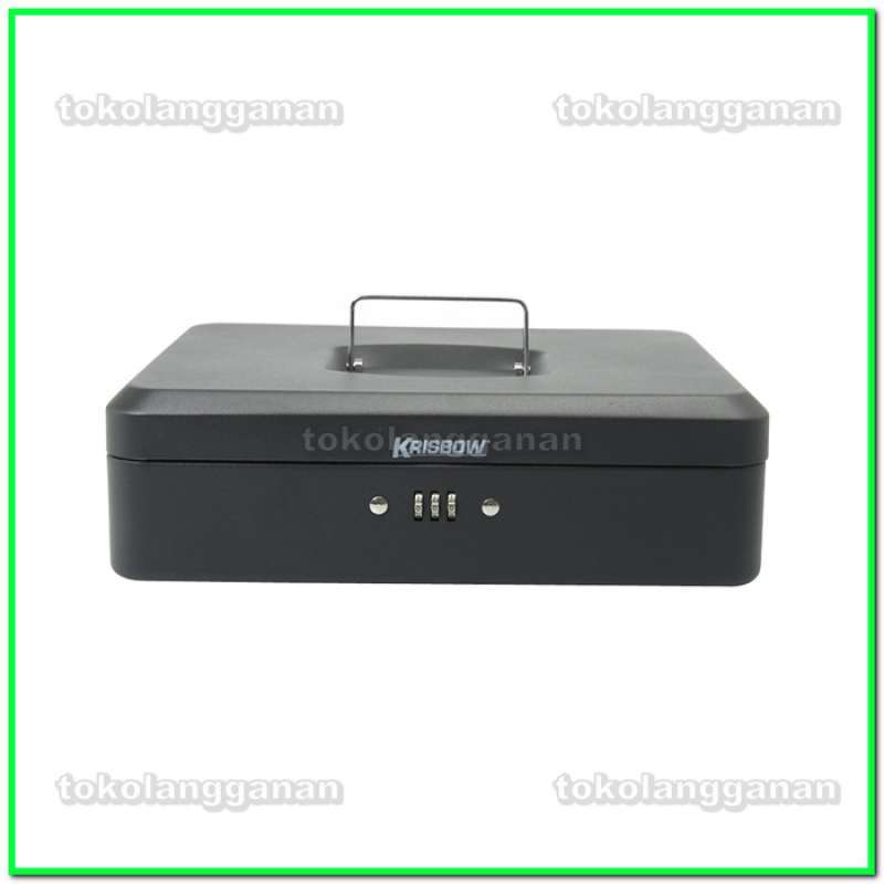 Promo Krisbow Cash Box Dengan Nomor Kombinasi 30 Cm - Hitam Diskon 23% ...