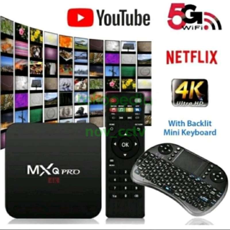 Promo MXQ PRO TV BOX 5G CAJA DE TV ANDROID QUAD CORE TVBOX 2.4G WIFI 4K 3D Diskon 23% di Seller ...