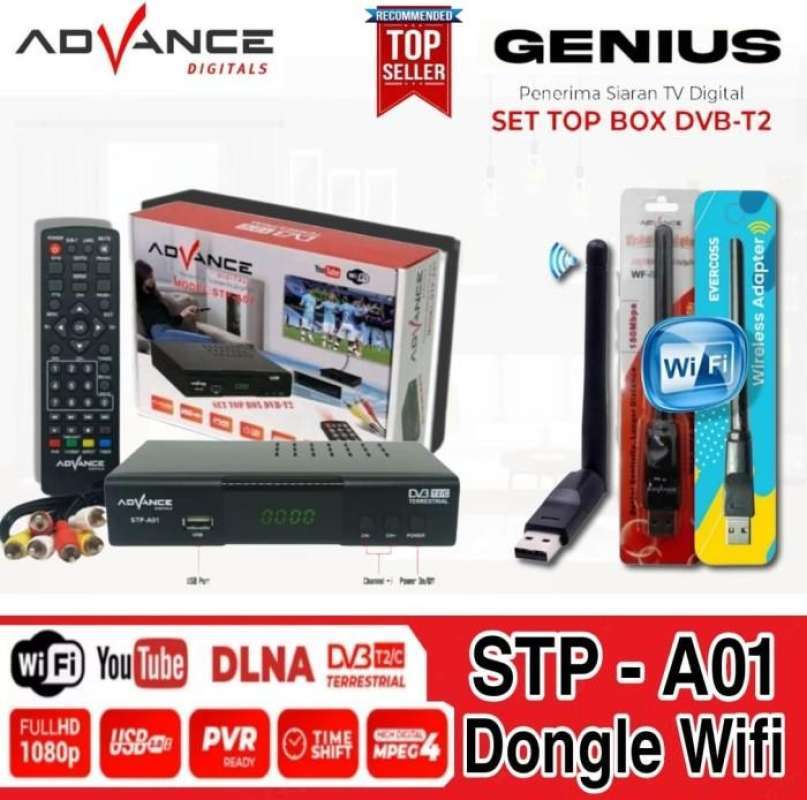 Promo Produk Asli Advance Set Top Box Advance Stb Dvb-t2 Stp A02 Produk ...
