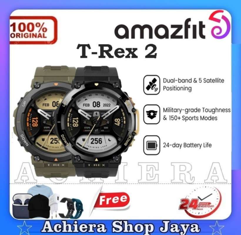 Jual Amazfit T-REX Smartwatch GPS Military STD T-Rex Trex Garansi Resmi ...