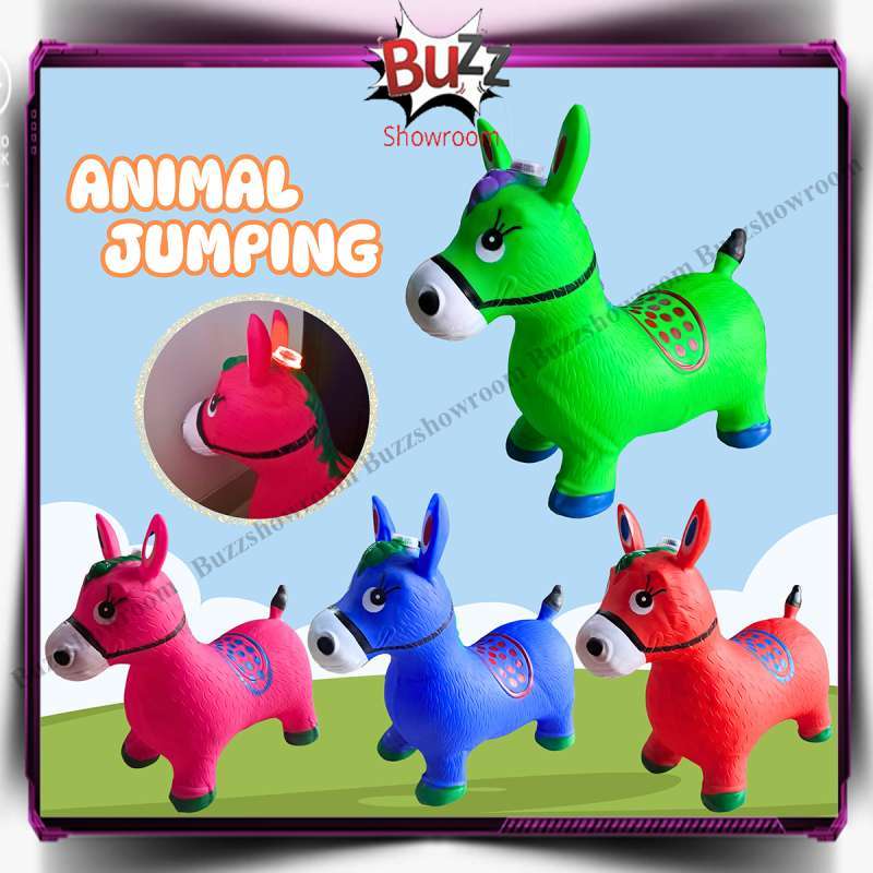Jual Animal Jumping Musik Mainan Kuda Kudaan Karet Anak Lampu Premium ...