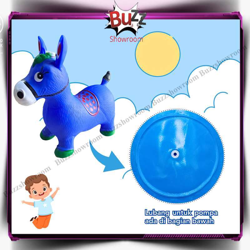 Jual Animal Jumping Musik Mainan Kuda Kudaan Karet Anak Lampu Premium ...