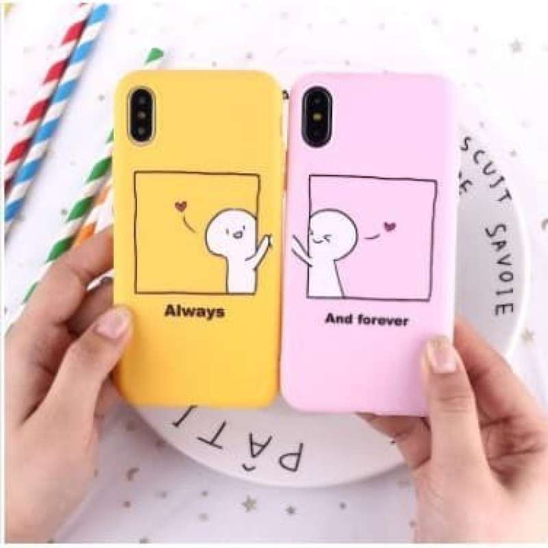 Jual CASE COUPLE SKETSA CASING BISA TAMBAH NAMA READY SEMUA TIPE HP ...