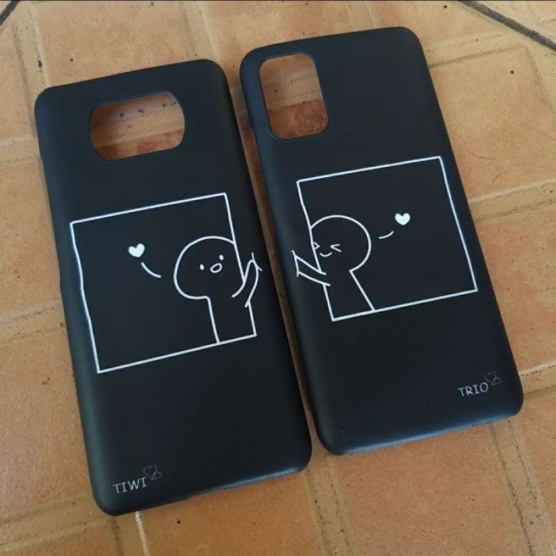 Jual CASE COUPLE SKETSA CASING BISA TAMBAH NAMA READY SEMUA TIPE HP ...
