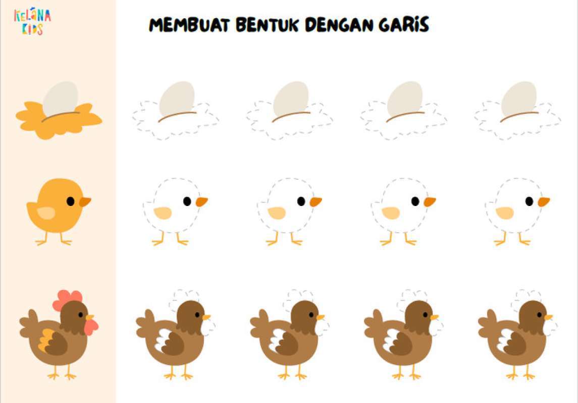 Promo Worksheet Belajar Tracing Lines Lembar Kerja Aktivitas Menebali ...