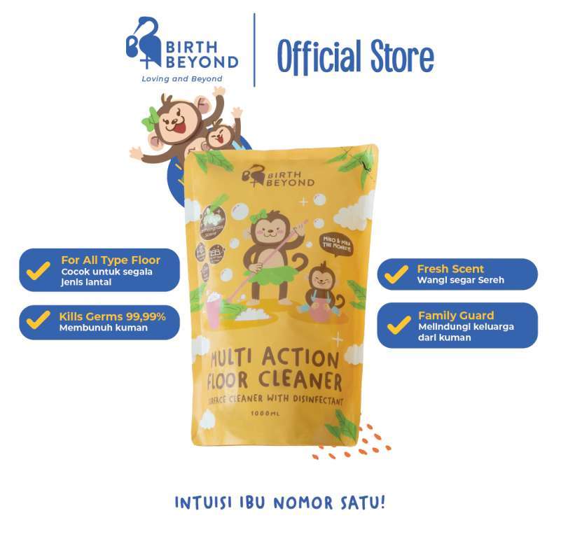Jual Birth Beyond Multi Action Floor Cleaner 1000ml - Pembersih Lantai ...