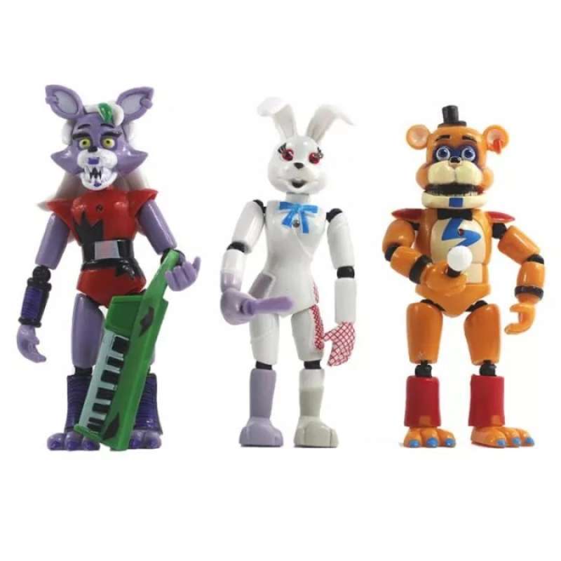 Promo Mainan Fnaf Security Breach Figure Set 5 Five Nights At Freddys ...