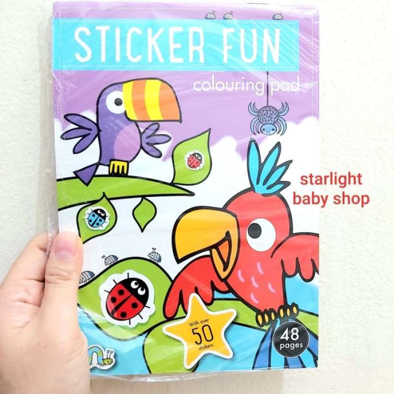 Jual Sticker Fun Colouring Pad Activity Book Buku Aktivitas Anak Di ...