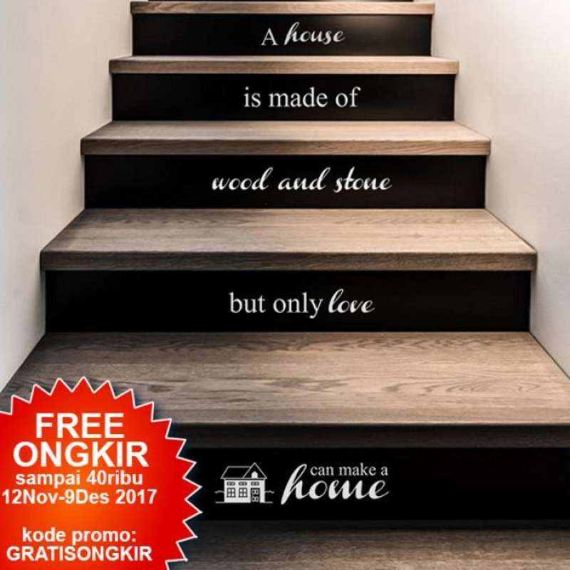 Promo Wall Stiker Dinding Kaca Quotes Tangga Stair Rumah Kantor Sticker ...
