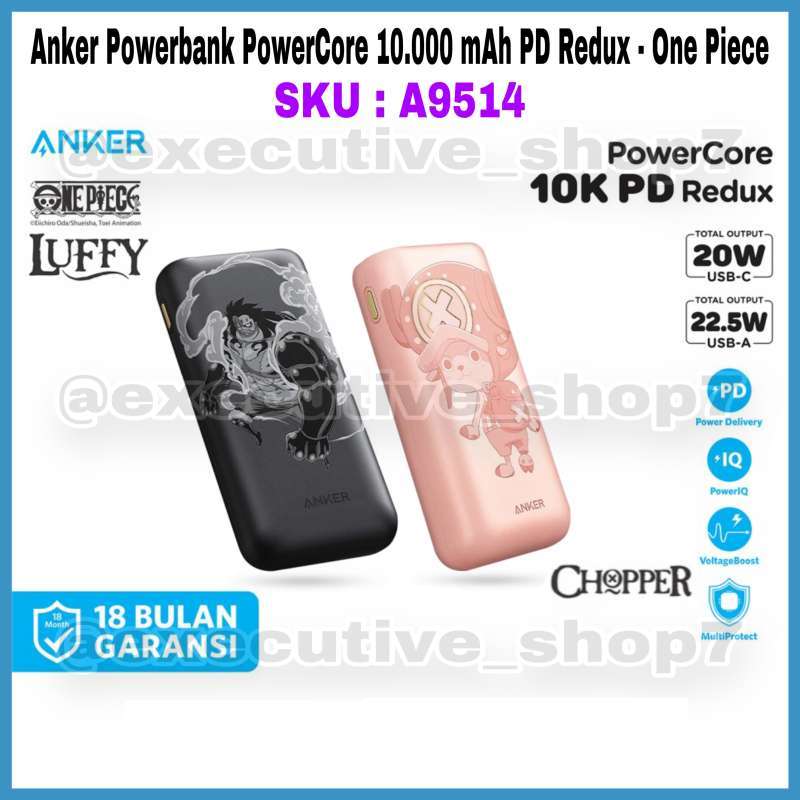 Jual Anker Powerbank Powercore 10.000 Mah Pd Redux - One Piece - Sku ...