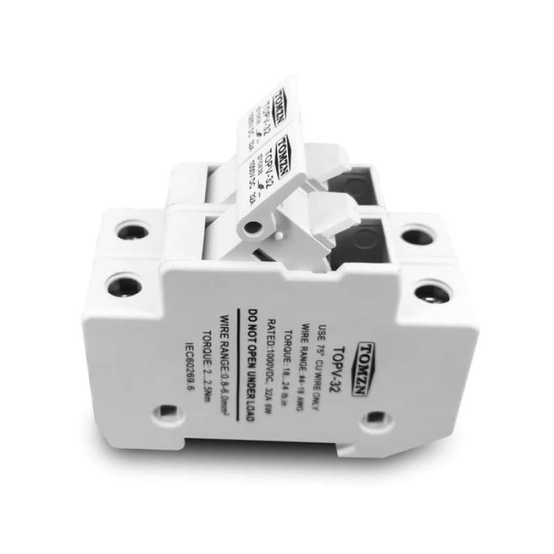 Promo 5a - Pv Dc Fuse Holder 2p With Fuse 5 A 1000v Solar Cell Panel ...