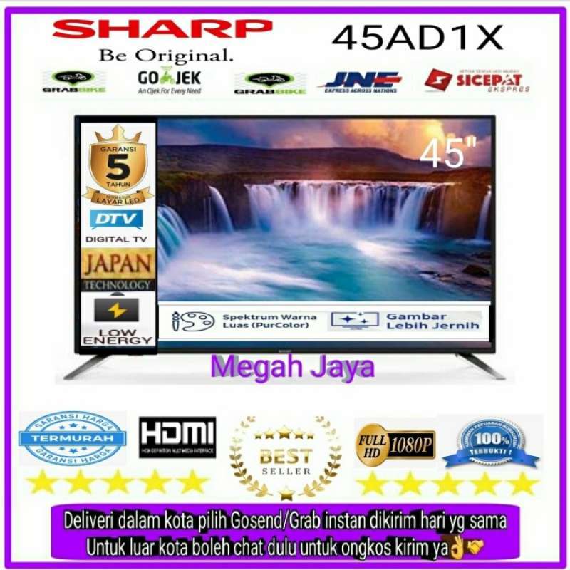 Promo Led Tv Sharp 45 Inch 45Ad Digital Full Hd Tv Resmi Diskon 2% di ...