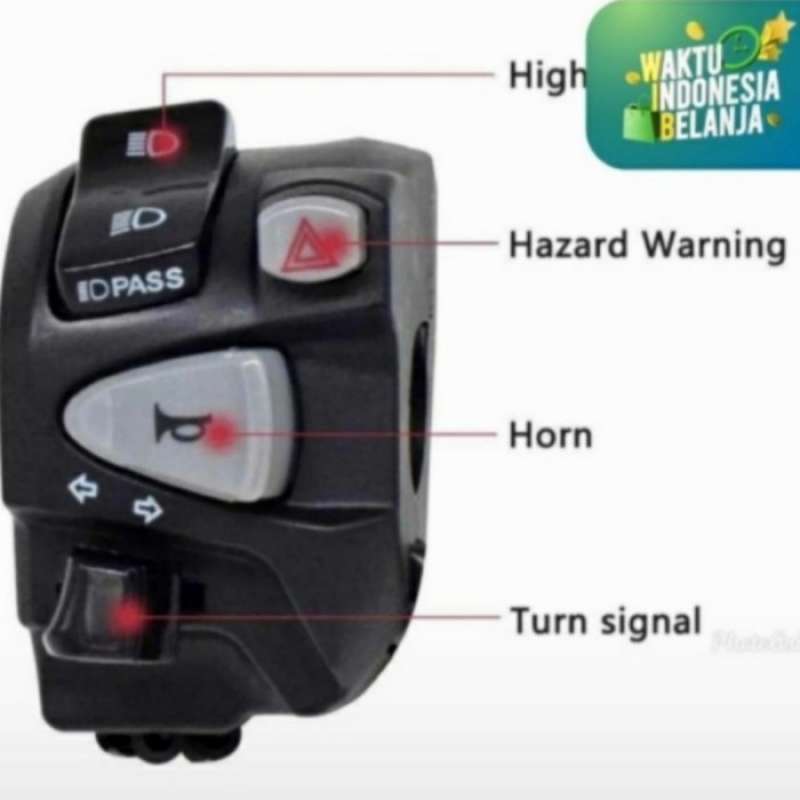 Jual SAKLAR LAMPU HAZARD NEW VARIO 125 150 KEYLESS 2018 2019 2020 2021 ...
