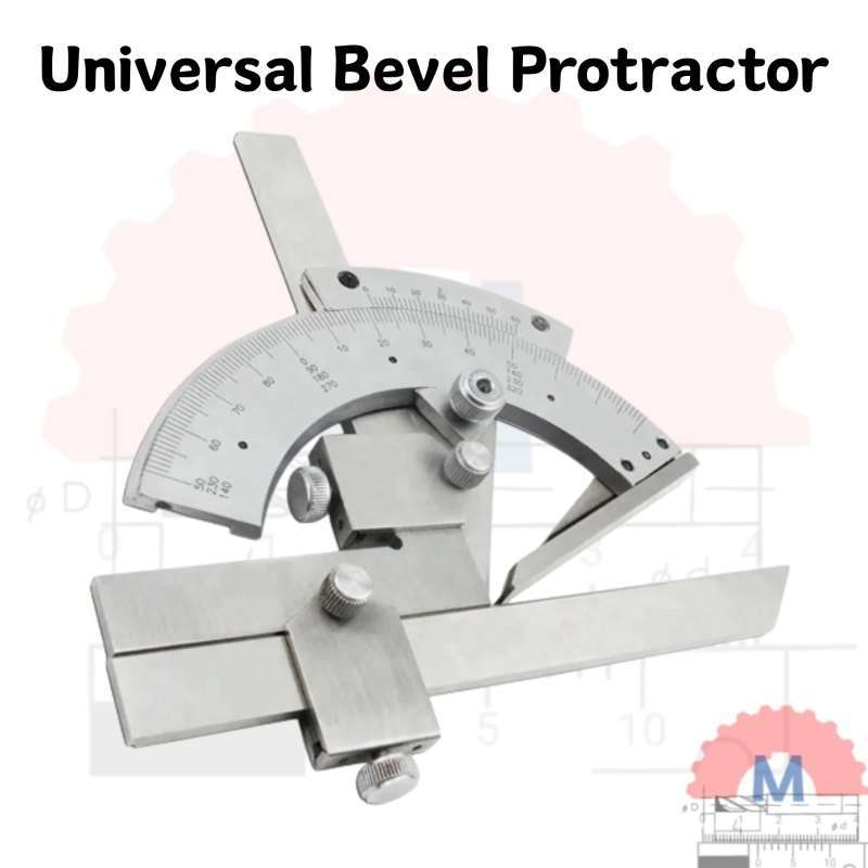 Jual Universal Bevel Protractor Alat Ukur Sudut Presisi 320 Derajat ...